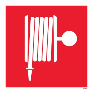 Brandslang Arbetsmiljöverket skylt • Sign Hero