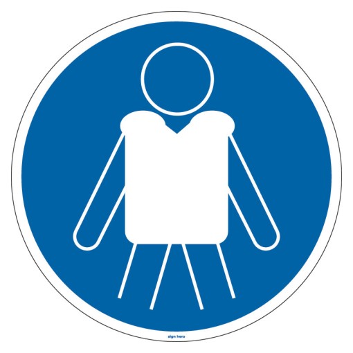 M053 Använd personlig flytutrustning skylt • Sign Hero