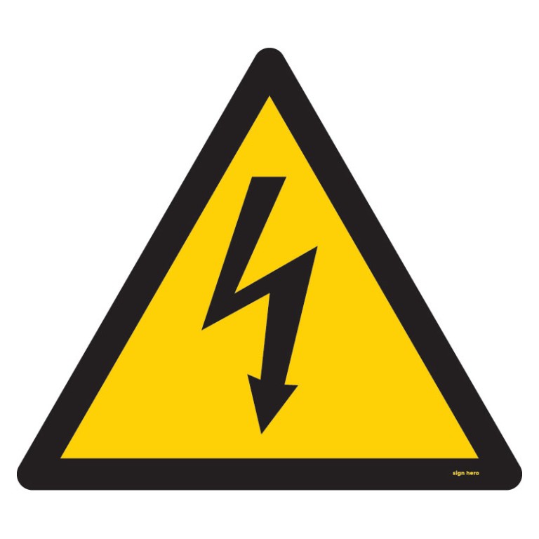 Varningsskylt - El • Sign Hero