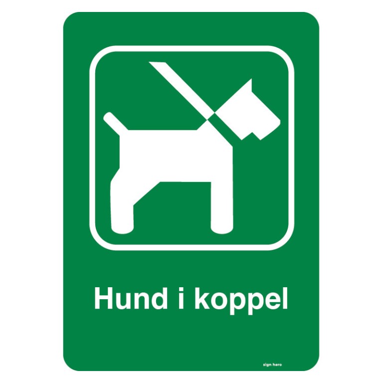 Hundskyltar • Alltid hög kvalitet hos Sign Hero